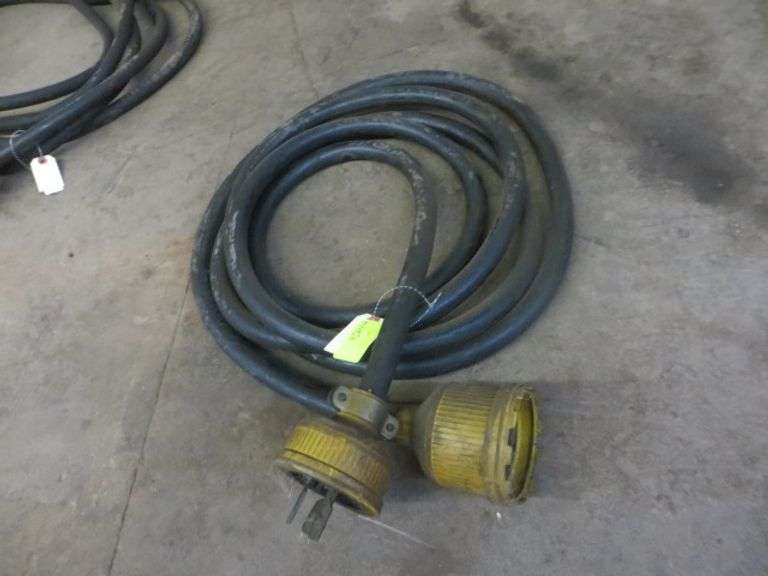220V Welder Lead Cord - About 25' - Lambrecht Auction, Inc.