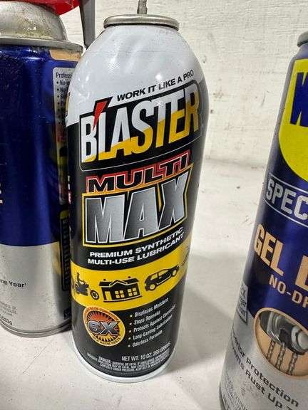WD-40 Gel Lube + Blaster Multi Max - Lambrecht Auction, Inc.