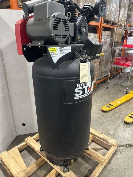 North Star 80 Gal 7.5 Hp Air Compressor - Lambrecht Auction, Inc.