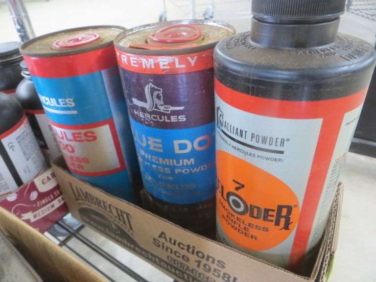 Powder - Assorted Hercules & Alliant - Lambrecht Auction, Inc.