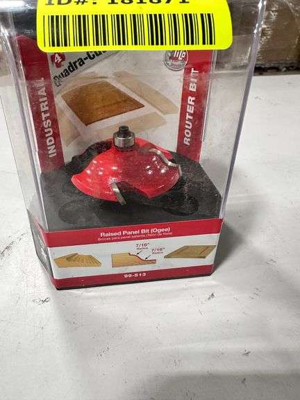 Freud 99-513 Industrial Quadra-Cut Raised Panel Router Bit 7/16" Radius ...