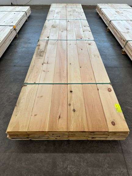 White Pine T&G WP4 Smooth Face Paneling 1"x8"x16' - Lambrecht Auction, Inc.