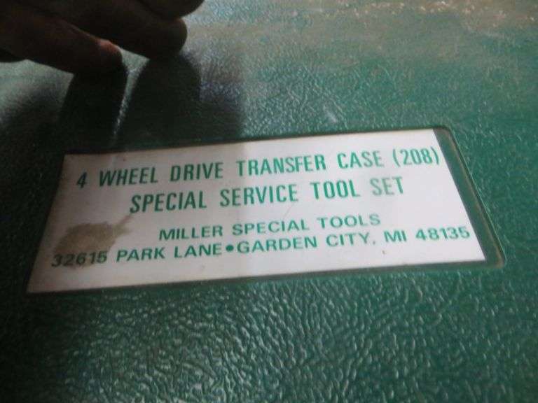 MST #208 4WD Transfer Case Special Service Tool Set - Lambrecht Auction ...