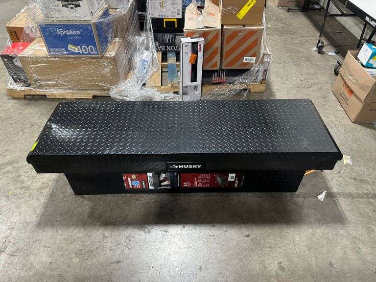 Husky 71 in. Aluminum Full Size Crossover Truck Tool Box - Lambrecht ...