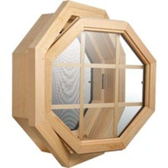 Century Specialty : Wd Octagon Vent Window 26.5" PART OF EDGE TRIM ...