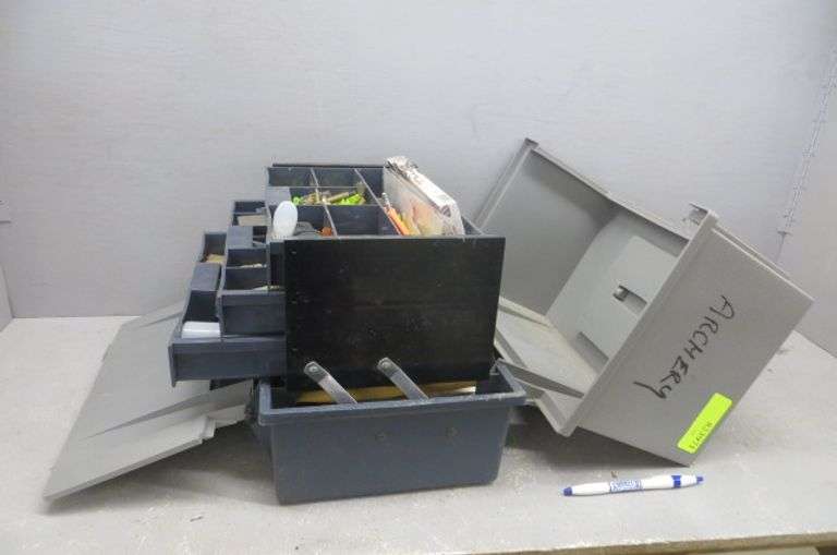 Tool Box w/ Archery Accessories - Lambrecht Auction, Inc.