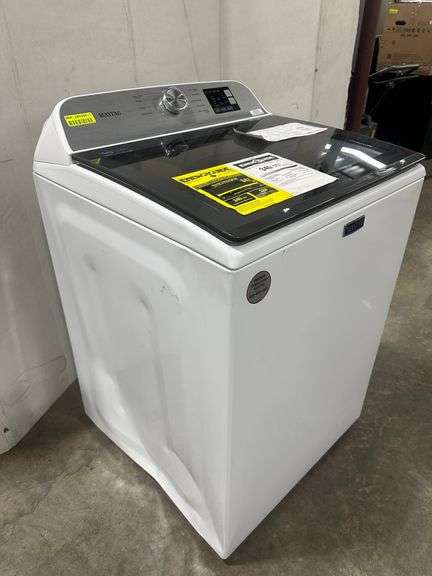 4.5 cu. ft. High-Efficiency White Top Load Washer Machine with Deep ...