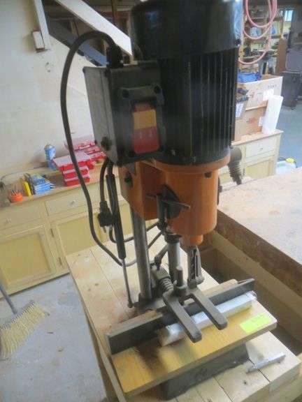 Wen Mortising Machine on Homemade Stand - Lambrecht Auction, Inc.