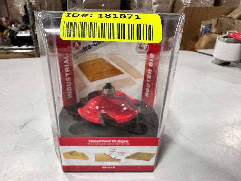 Freud 99-513 Industrial Quadra-Cut Raised Panel Router Bit 7/16" Radius ...