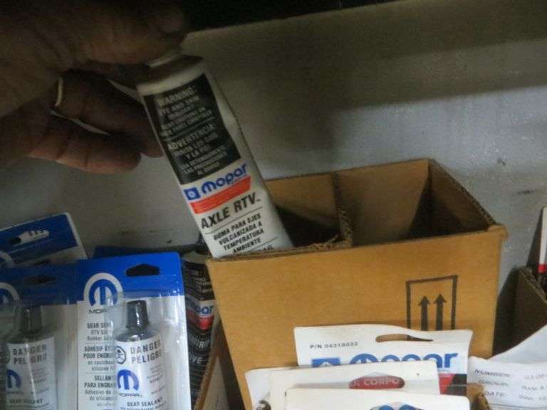 Assorted Mopar Adhesives & Sealants - Lambrecht Auction, Inc.