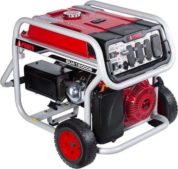 9000 Watt Portable Gas Generator - Lambrecht Auction, Inc.