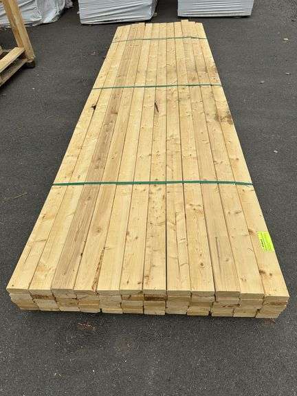 SPF Dimensional Lumber 2"x4"x12' - Lambrecht Auction, Inc.