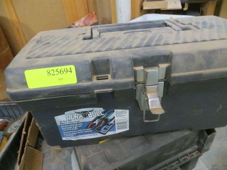 Empty Tool Boxes - Lambrecht Auction, Inc.