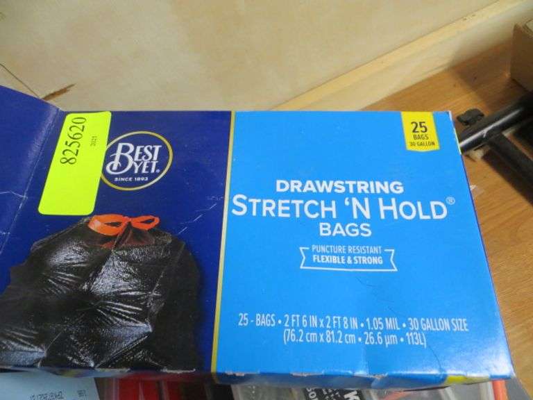 Stretch & Hold 30 Gallon Waste Bags - Lambrecht Auction, Inc.