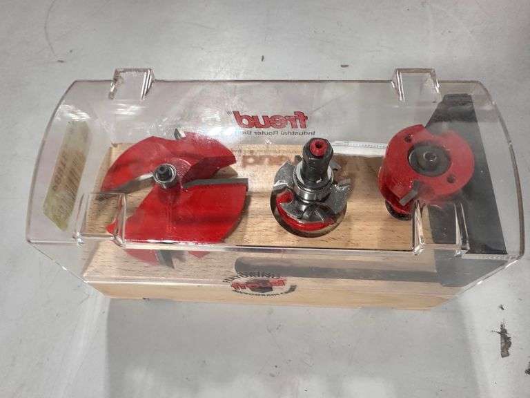 Freud 97-250: 3 Piece adjustable Bit Set, ogee & bevel profile ...