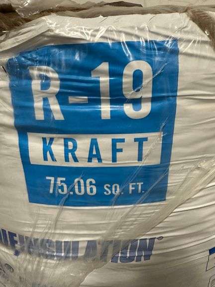 R-19 EcoRoll Kraft Faced Fiberglass Insulation Roll 75.06 SqFt ...