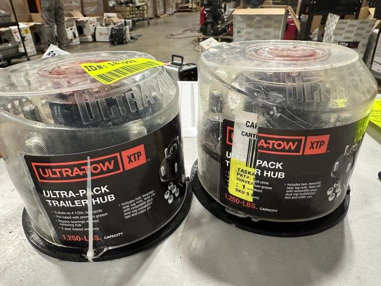Ultra-Tow XTP Ultra Pack Trailer Hub, 5 on 4 1/2in. 1250 lb. Capacity ...