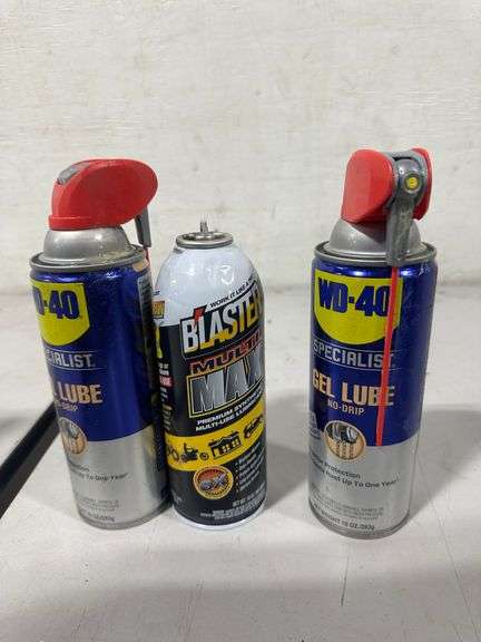 WD-40 Gel Lube + Blaster Multi Max - Lambrecht Auction, Inc.