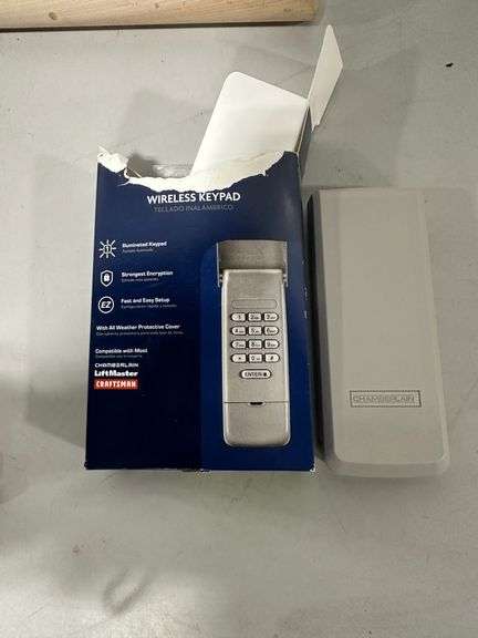 Chamberlain Wireless Garage Door Keypad - Lambrecht Auction, Inc.