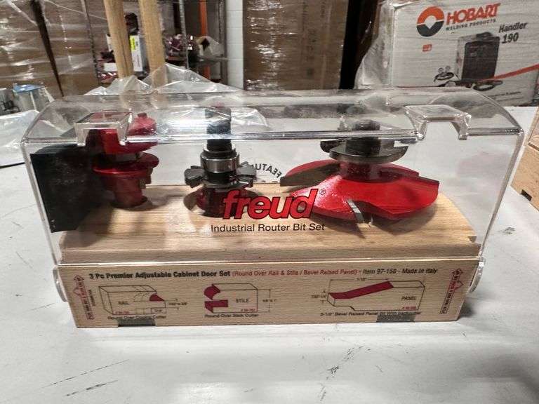Freud 97-156: 3 Piece Premier Adjustable Cabinet Bit Set - Lambrecht ...