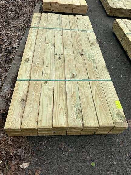 Pressure Treated Dimensional Lumber 2"x6"x8' - Lambrecht Auction, Inc.