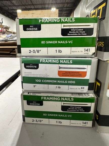 Assorted Nails - Lambrecht Auction, Inc.