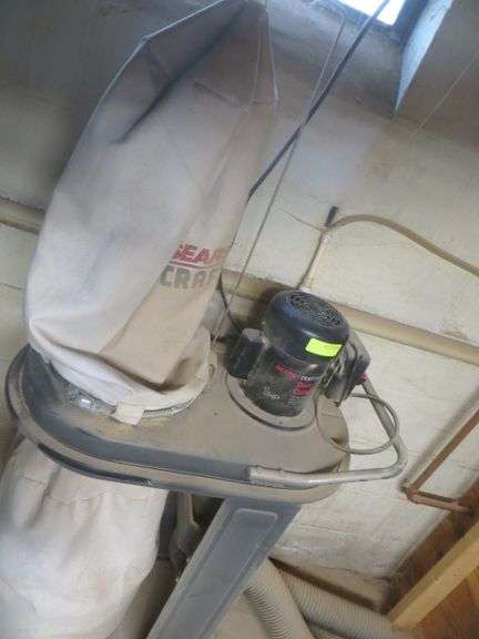 Craftsman 1 HP Dust Collector w/ Cabinet - Lambrecht Auction, Inc.