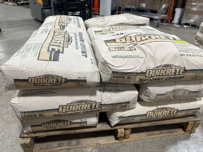 quickrete masonry cement (15x$) - Lambrecht Auction, Inc.