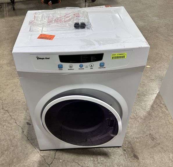 Magic Chef Compact 3.5 cu. ft. Electric Dryer in White - Lambrecht ...