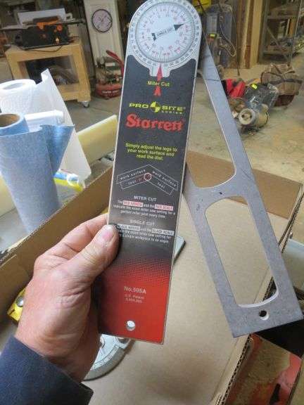 RoboSquare Magnetic Laser Level, Starrett Miter Guide, Center Square ...