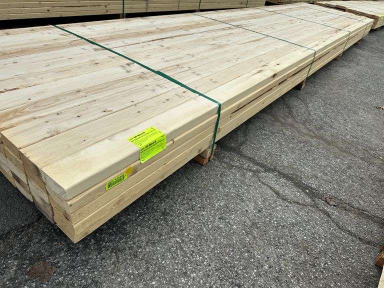 SPF Dimensional Lumber 2"x4"x16' - Lambrecht Auction, Inc.