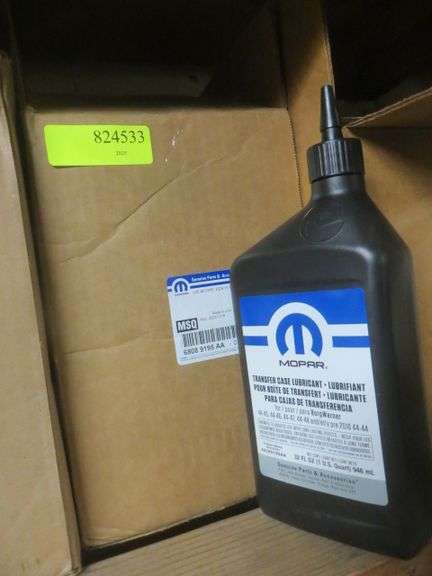 Mopar Transfer Case Lubricant - 5 Quarts - Lambrecht Auction, Inc.