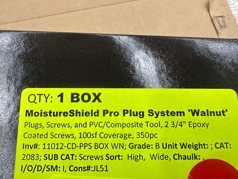 MoistureShield Pro Plug System 'Walnut' - Lambrecht Auction, Inc.