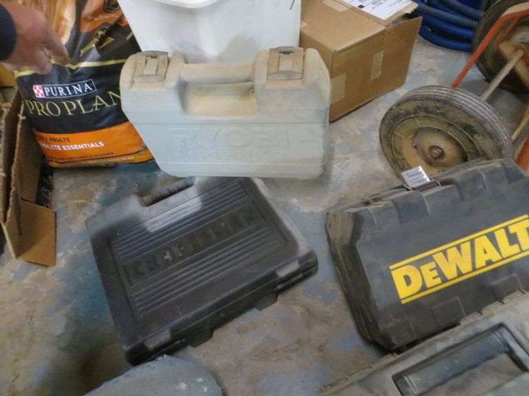 Empty Tool Boxes - Lambrecht Auction, Inc.