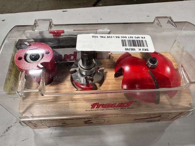 Freud 97-154: 3 Piece Premier Adjustable Cabinet Bit Set, - Lambrecht ...