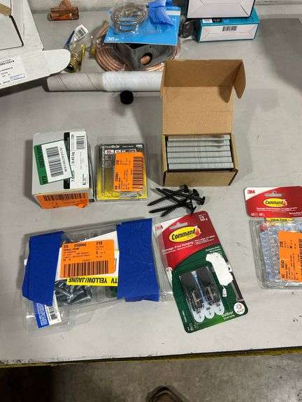 Assorted Hardware And Fasteners - Lambrecht Auction, Inc.