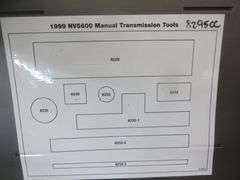 MST #8295CC 1999 NV5600 Manual Transmission Tools - Lambrecht Auction, Inc.
