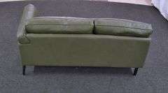 Macys Olive Leather Right Arm Facing Chaise Lounge - Lambrecht Auction ...