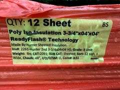 Poly Iso Insulation 3 3/4"x4'x4' ReadyFlash Technology - Lambrecht ...