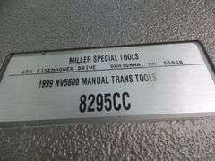 MST #8295CC 1999 NV5600 Manual Transmission Tools - Lambrecht Auction, Inc.