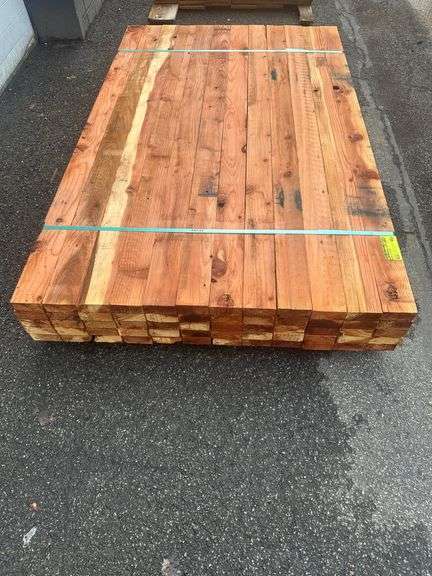 Rough Cut Redwood Dimensional Lumber 2"x4"x6' - Lambrecht Auction, Inc.