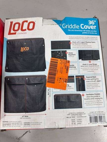 Nexgrill Griddle Tools Starter Pack 3-Piece + Loco Grill Cover 36 ...