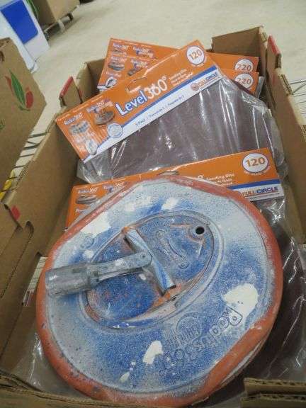 Radius 360 Sanding Tool Head & Sanding Discs - Lambrecht Auction, Inc.