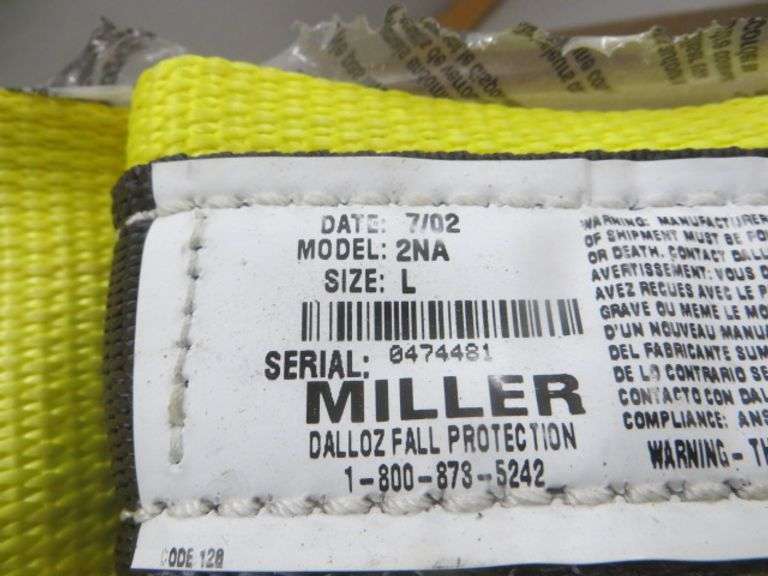 Miller Safety Harness Belts - Lambrecht Auction, Inc.