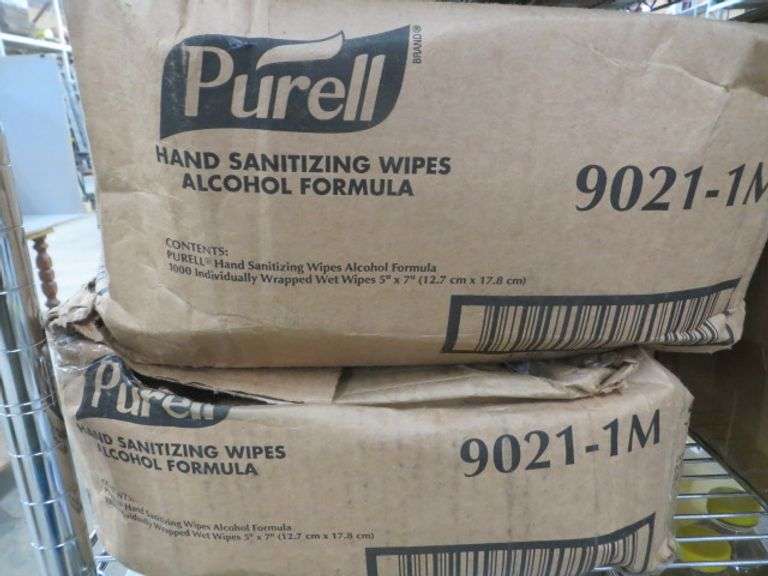Purell Hand Sanitizing Wipe Packets - 2 Boxes 1000/bx - Lambrecht ...