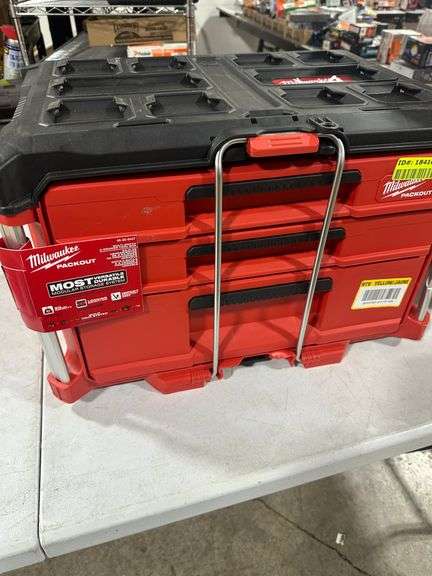 PACKOUT 22 in. Modular 3-Drawer Tool Box with Metal Reinforced Corners ...
