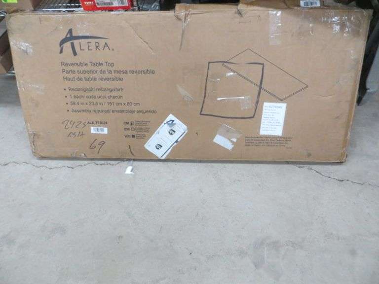 Alera Reversible Table Top - Approx.60x24" - Lambrecht Auction, Inc.