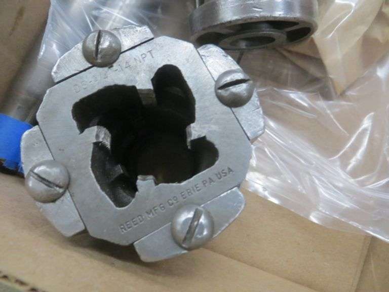Reed MFG Co. Pipe Threader w/Dies 1/2", 3/4", & 1-1/2" - Lambrecht ...