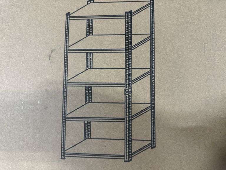 Li Jiu Home 5 Tier Metal Shelf - Lambrecht Auction, Inc.