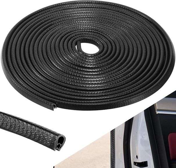 Barydat Car Door Edge Guards 98 ft (30 Meter) Universal Fit Rubber Door ...